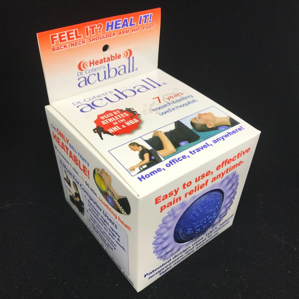 Acuball 按摩球 (安全可加熱) 紓緩及放鬆繃緊肌肉 促進血液循環-香港足脊